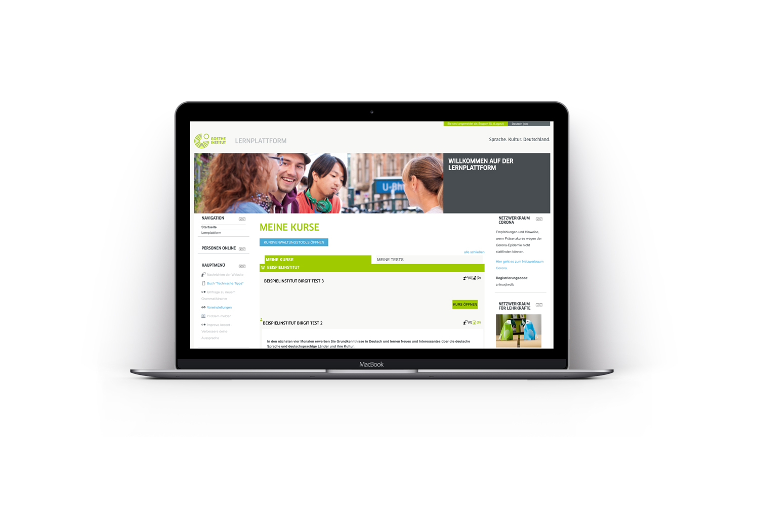 Goethe-Institut | Language Learning LMS | Synergy Learning