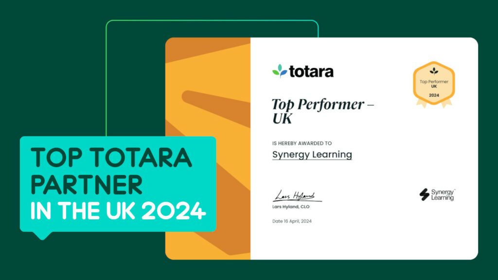 Synergy Learning named Top Totara Partner in the UK 2024 | Synergy Learning