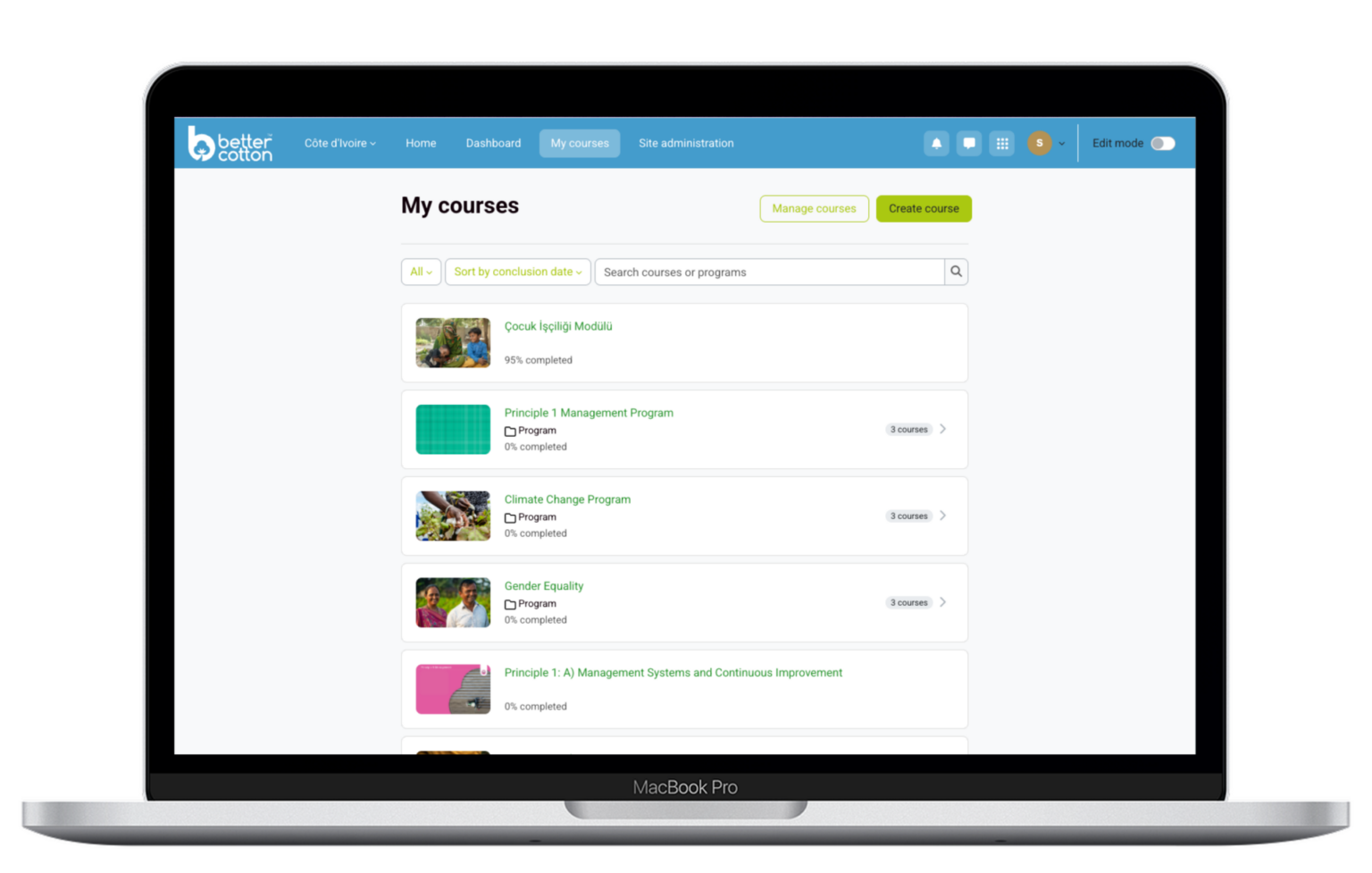 Better Cotton | Not For Profit LMS | Synergy Learning